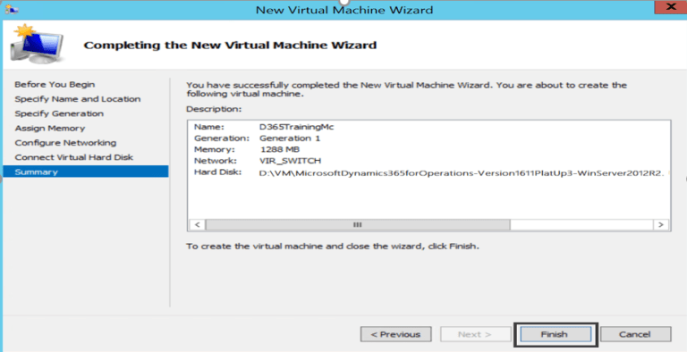 Virtual Machine(VM) setup to access Dynamics 365 for Operation instance ...