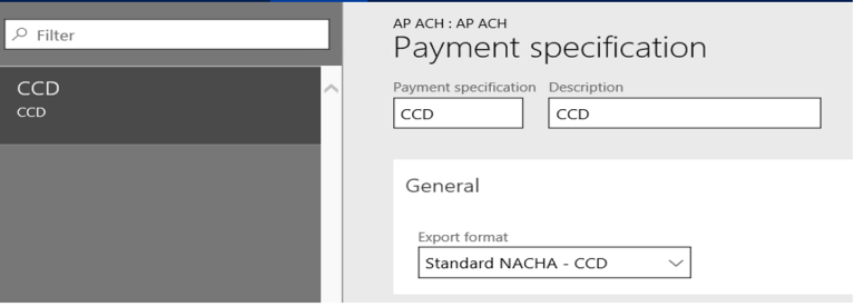 Automated Clearing House (ACH ) Configuration in Dynamics 365 for ...