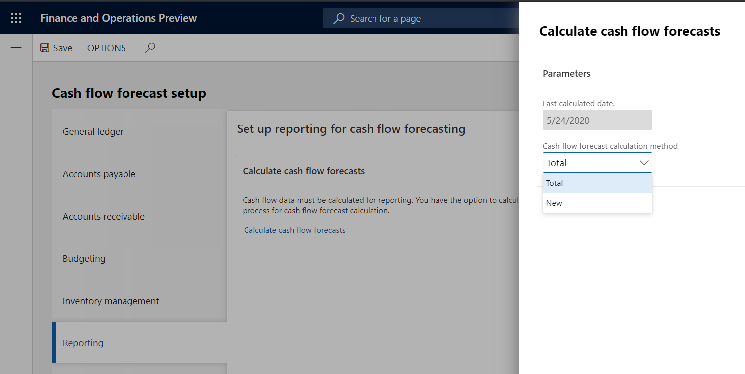 Know How To Forecast Cash flow In D365 – Namith Hosmane's Blog
